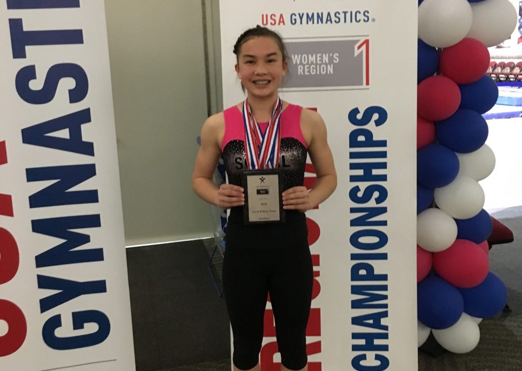 Natalie Bray at Regionals - Olympica Gymnastics